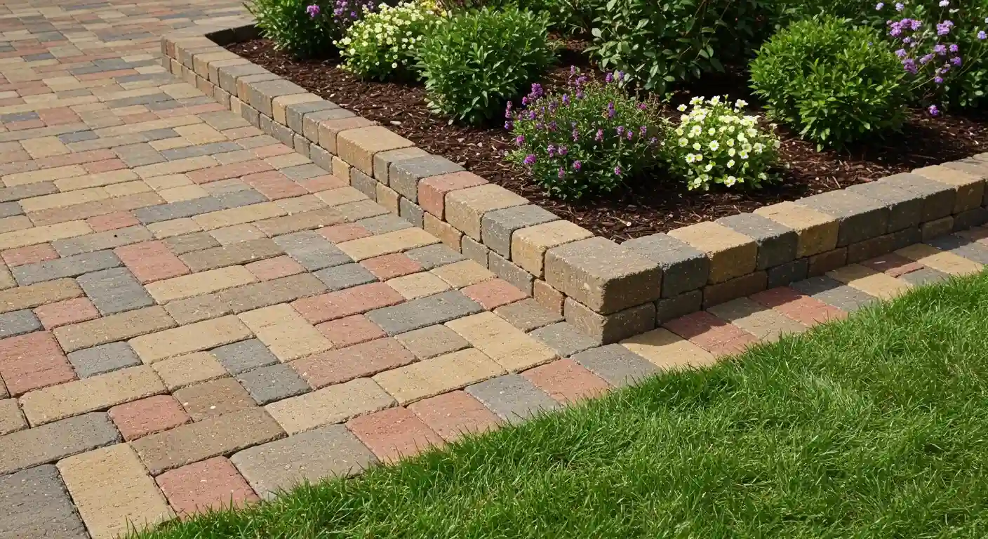 How to Create a Paver Border for Your Garden Beds - NY Pavers